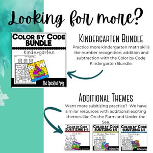 Printable Summer Holiday Color by Number 0-5 INSTANT DOWNLOAD ...