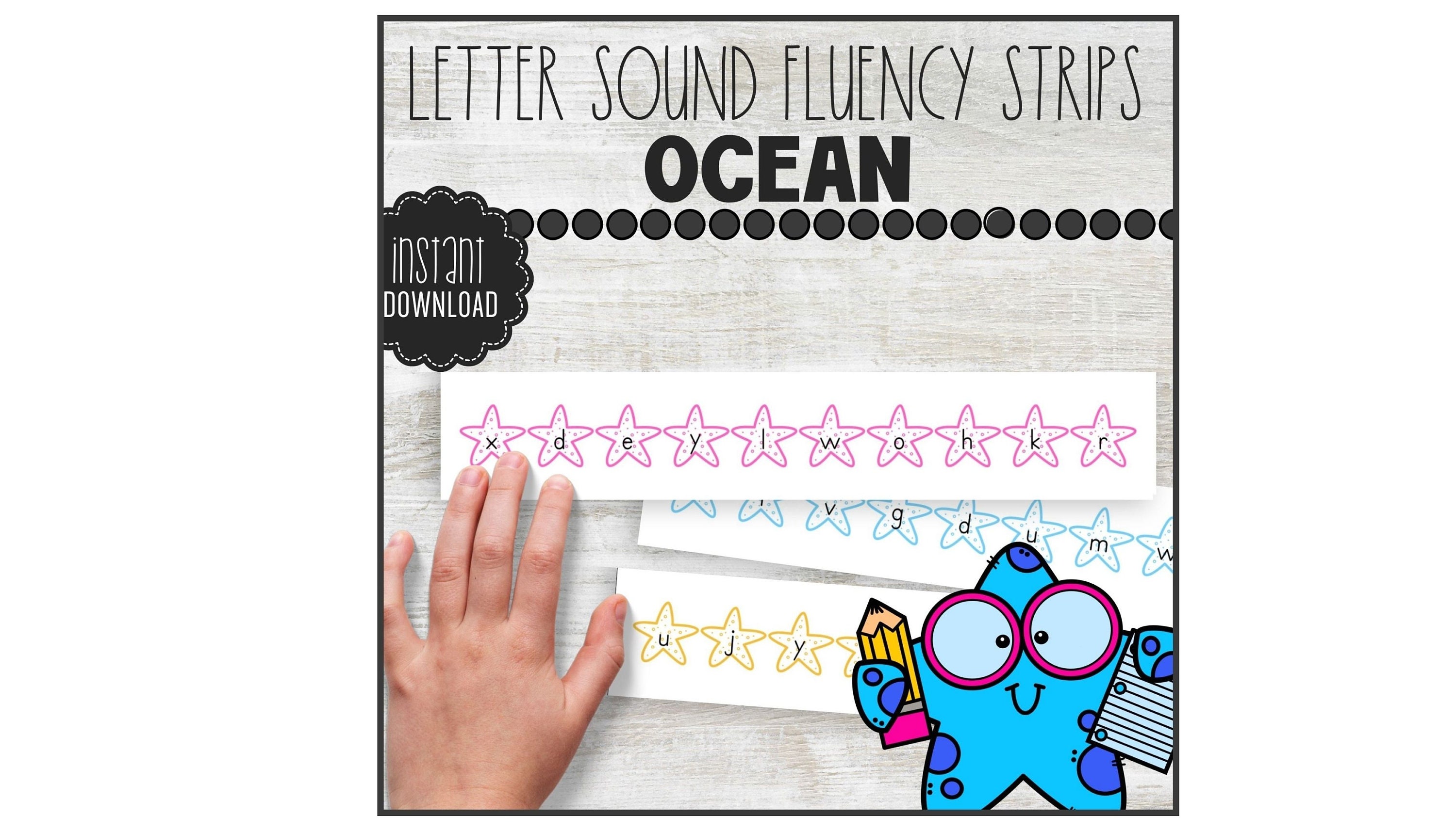 Kindergarten Letter Sounds Literacy Activity, INSTANT DOWNLOAD ...