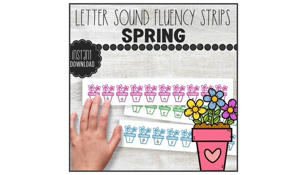 Spring Kindergarten Letter Sound Activity, Printable Penguin Fluency ...