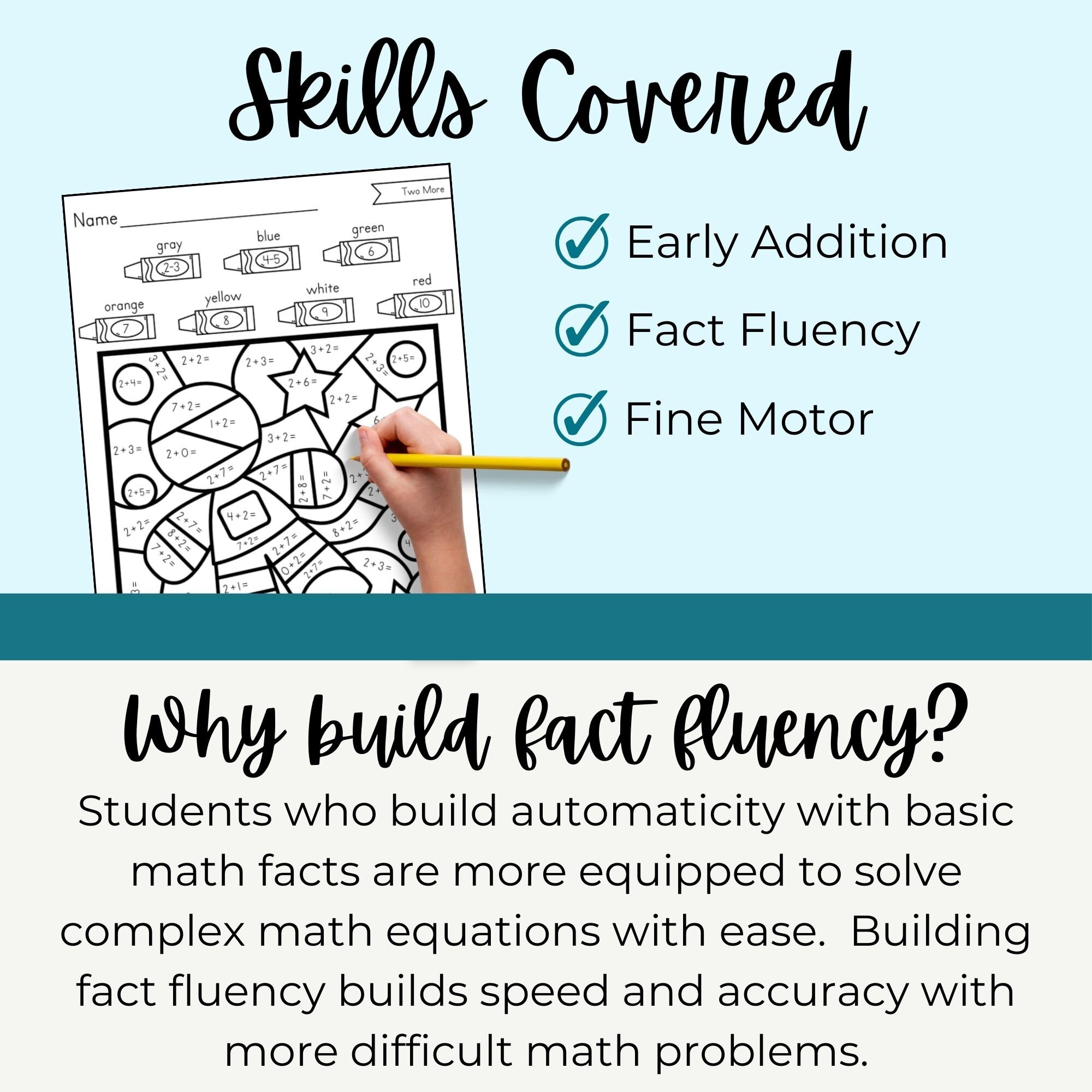 Printable Color by Number Outer Space Theme INSTANT DOWNLOAD, Addition ...