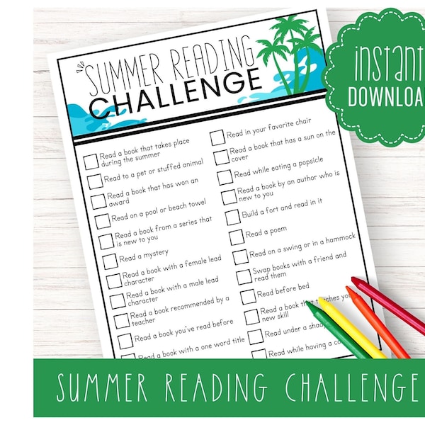 Summer Kids Checklist - Etsy