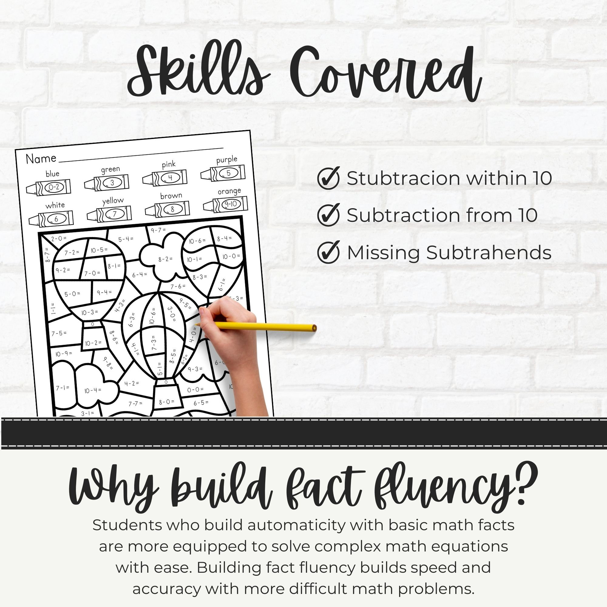 Printable Subtraction Worksheets Transportation Theme Kindergarten Math ...