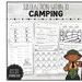 Printable Subtraction Worksheets Camping Theme Kindergarten Math ...