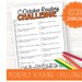 October Reading Challenge Log Kids INSTANT DOWNLOAD Printable Childrens ...