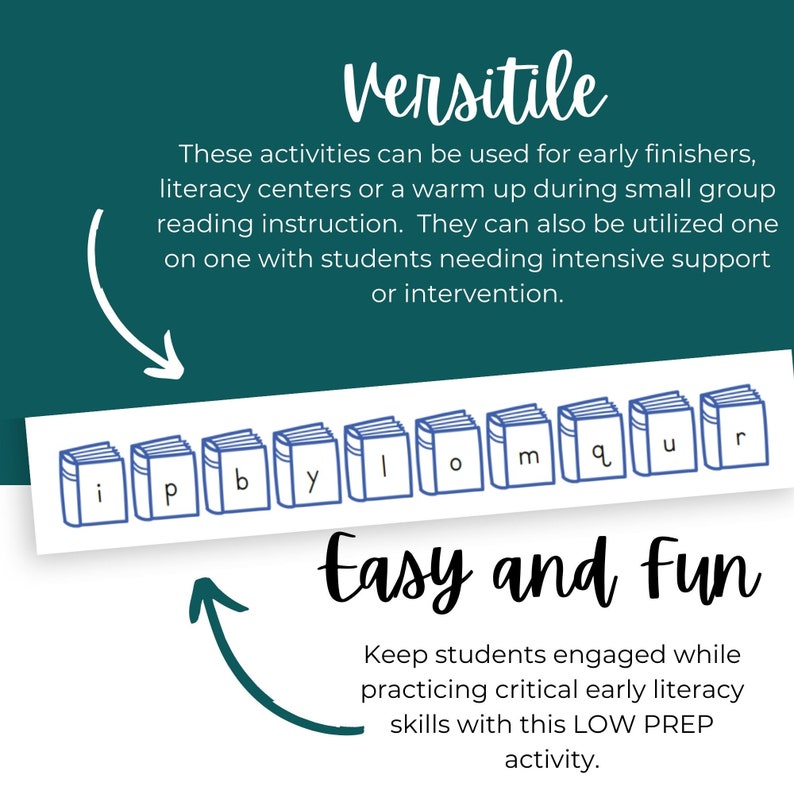 School Kindergarten Activity, Printable Letter Sound Fluency Strips ...