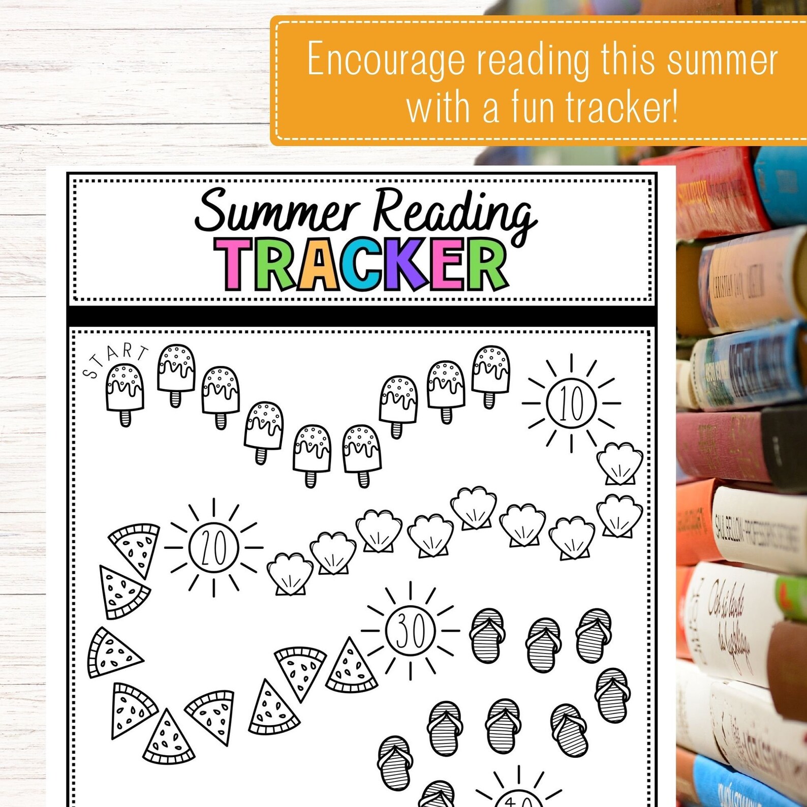 Summer Reading Trackers for Kids | INSTANT DOWNLOAD | Printable ...