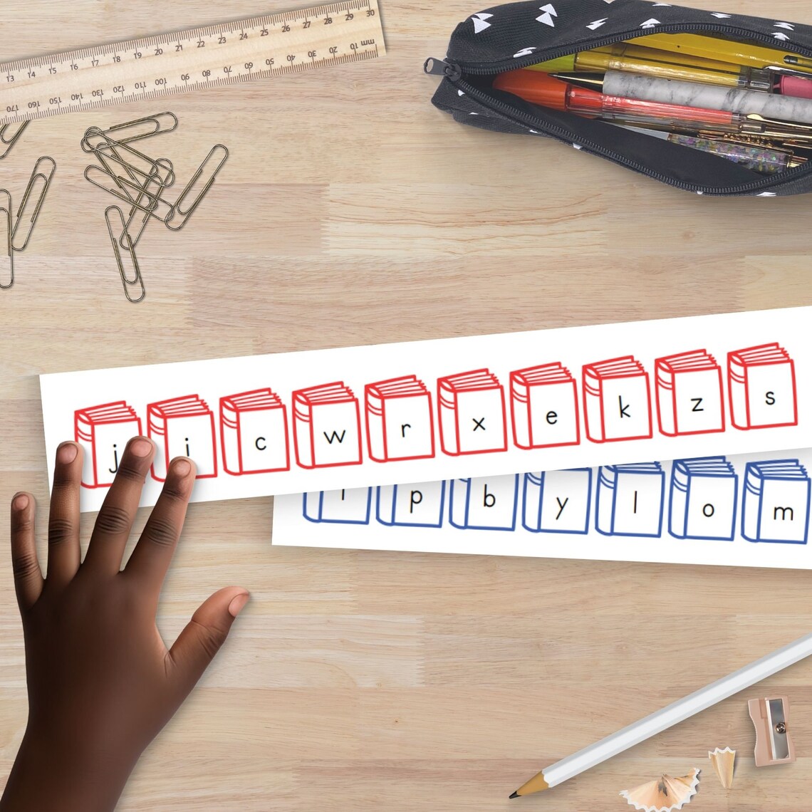 School Kindergarten Activity, Printable Letter Sound Fluency Strips ...