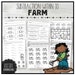 Printable Subtraction Worksheets Farm Theme | Kindergarten Math ...