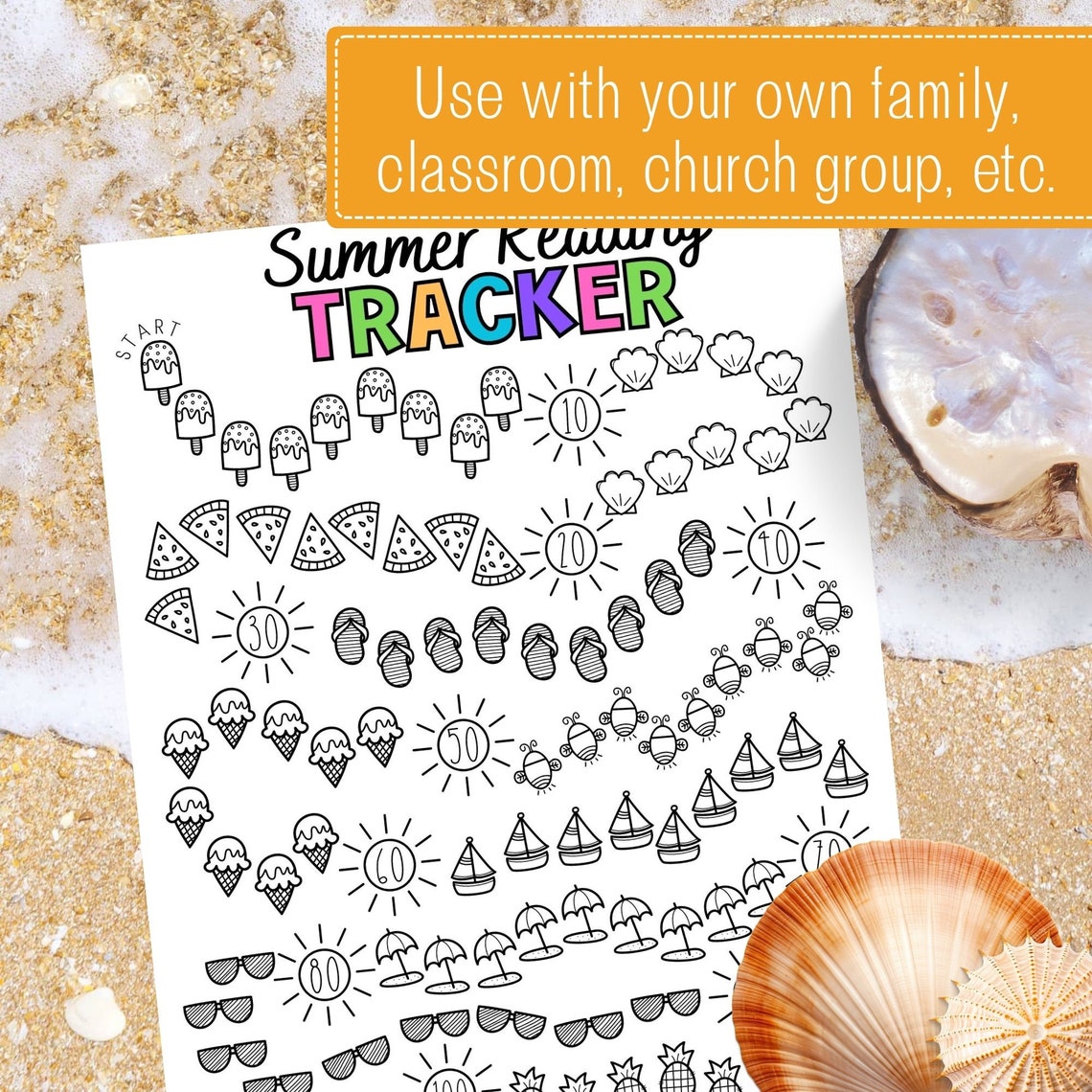 Summer Reading Trackers for Kids | INSTANT DOWNLOAD | Printable ...