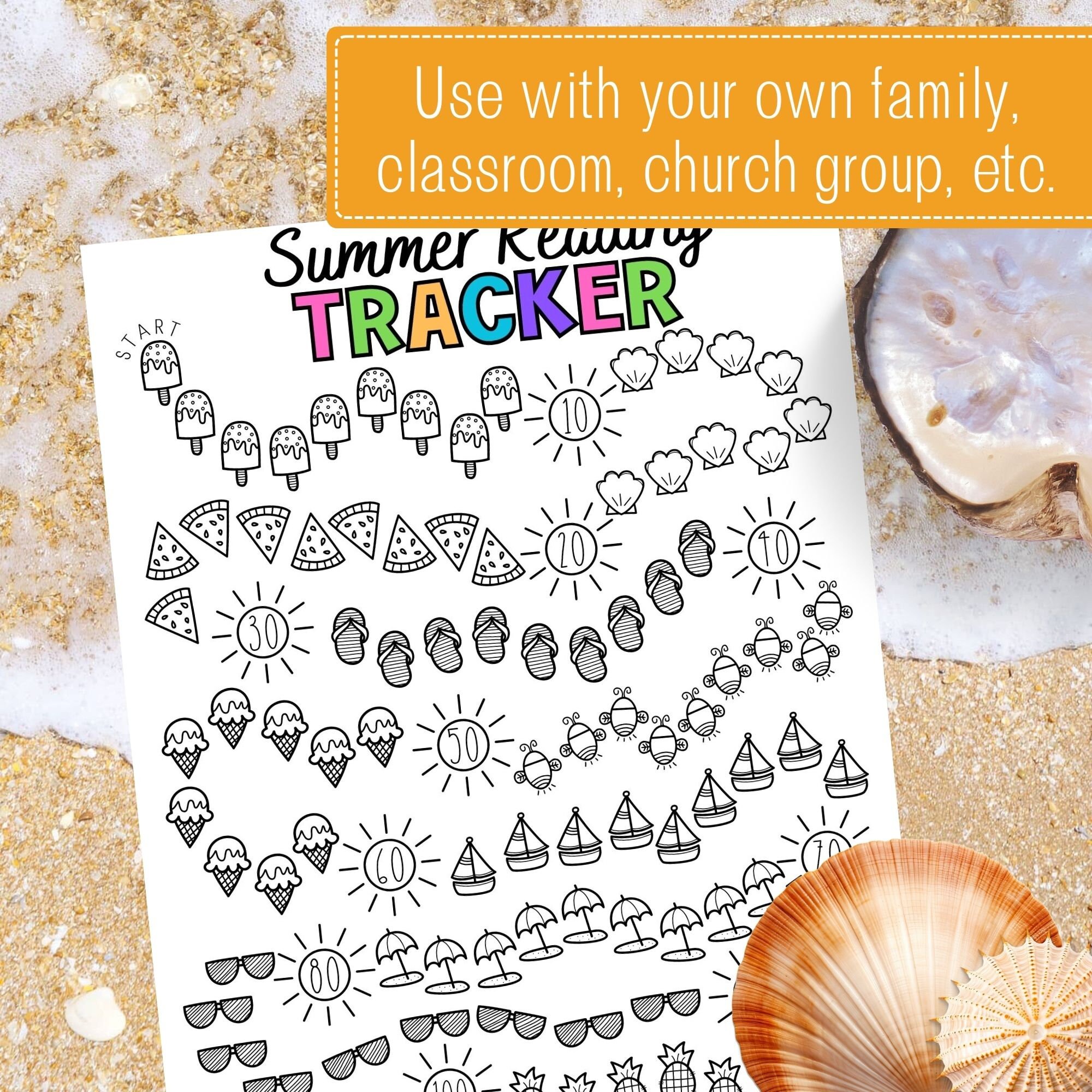 Summer Reading Trackers for Kids | INSTANT DOWNLOAD | Printable ...