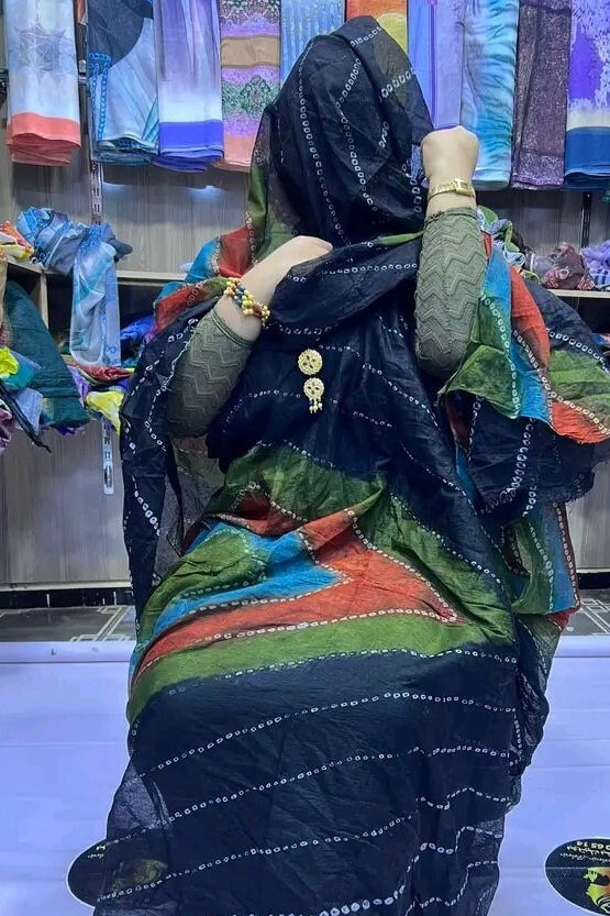 Melhfa Mauritanian Desert Clothing Cotton Dress, Mauritanian Women's ...