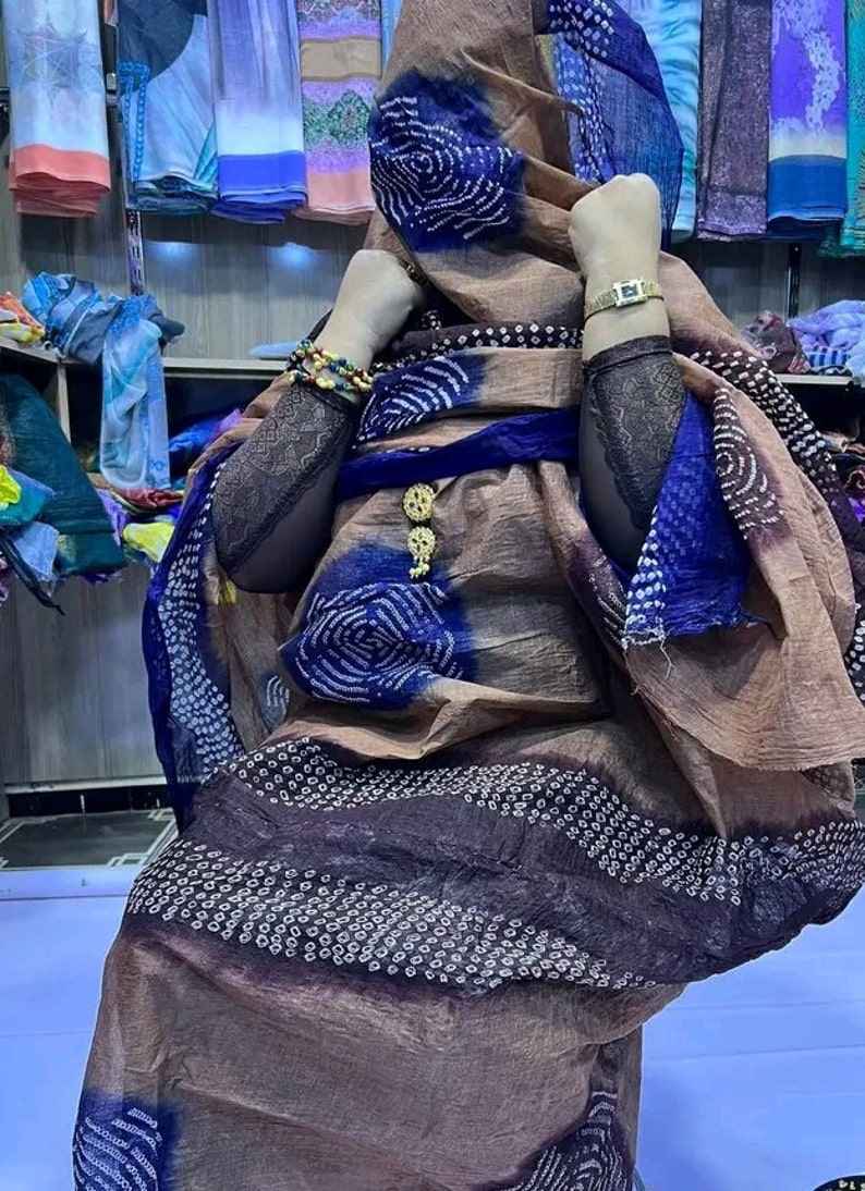 Melhfa Mauritanian Desert Clothing Cotton Dress, Mauritanian Women's ...