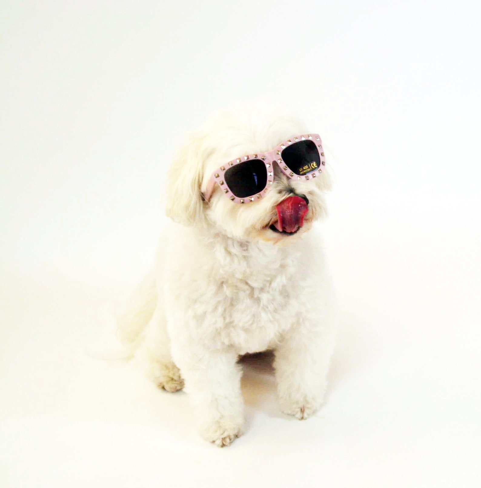 Hello Henri Large Mauve Studded Shades - Etsy