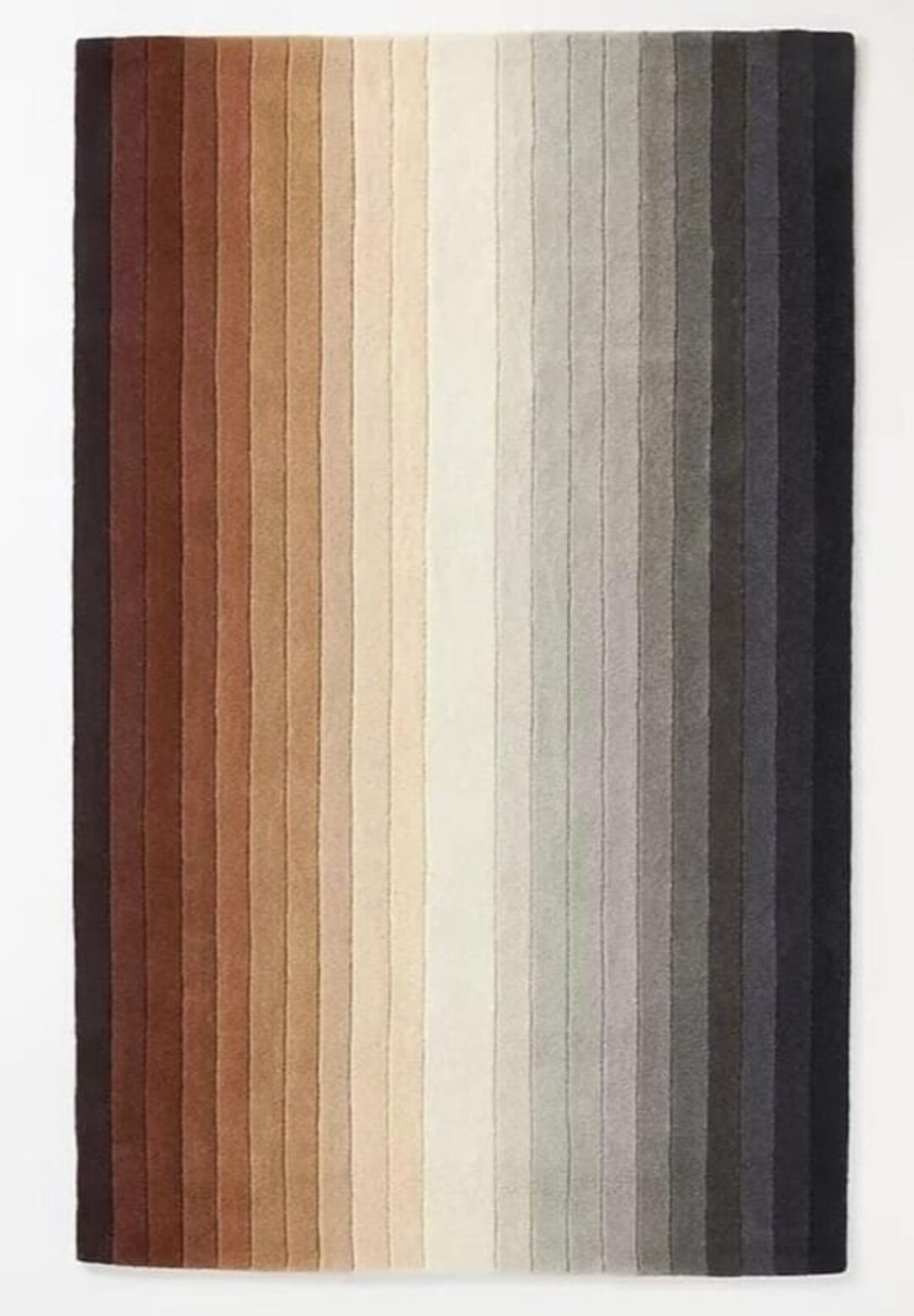 New Extra Ordinary Multi Colored Striped Hand Tufted Carpet 100% Woolen ...