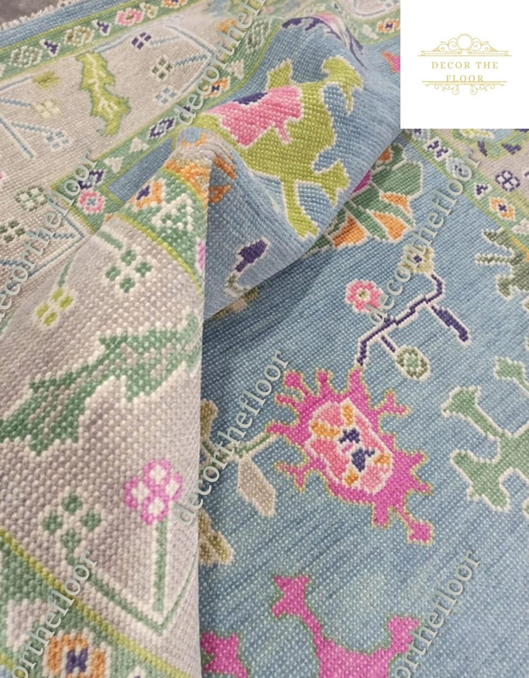 9x12 Green Oushak Rugrug Modern Oushak Rug Delivery Large Area - Etsy