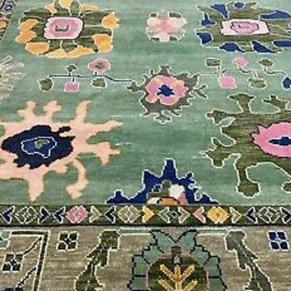 Oushak Rug 9x12 - Etsy