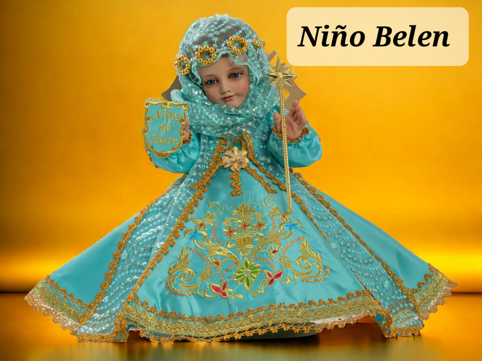 Trajecito Lujo Niño Belen, Niño Dios Con Accesorios Incluidos/baby ...