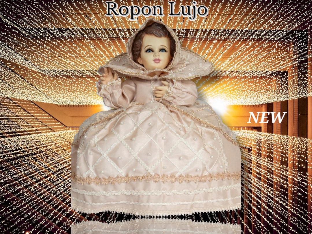NEW Trajecito Lujo Niño Dios Ropon Vesitdo Baby Jesus Dress Outfit ...