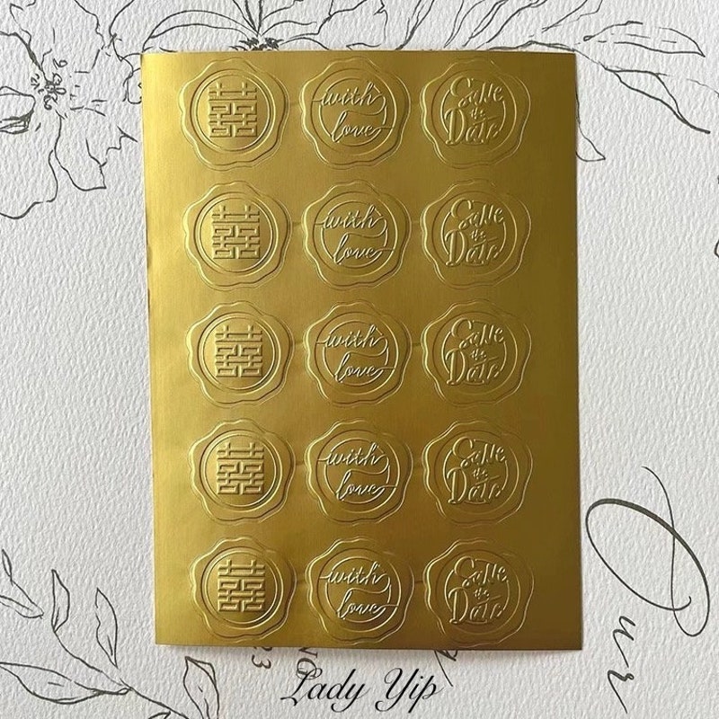 Gold Embossing - Etsy