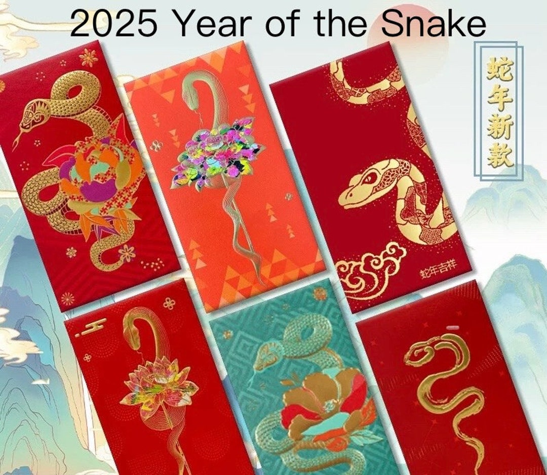 2025 Gift Box of 12pcs High-end Chinese Lunar New Year of the Snake ...