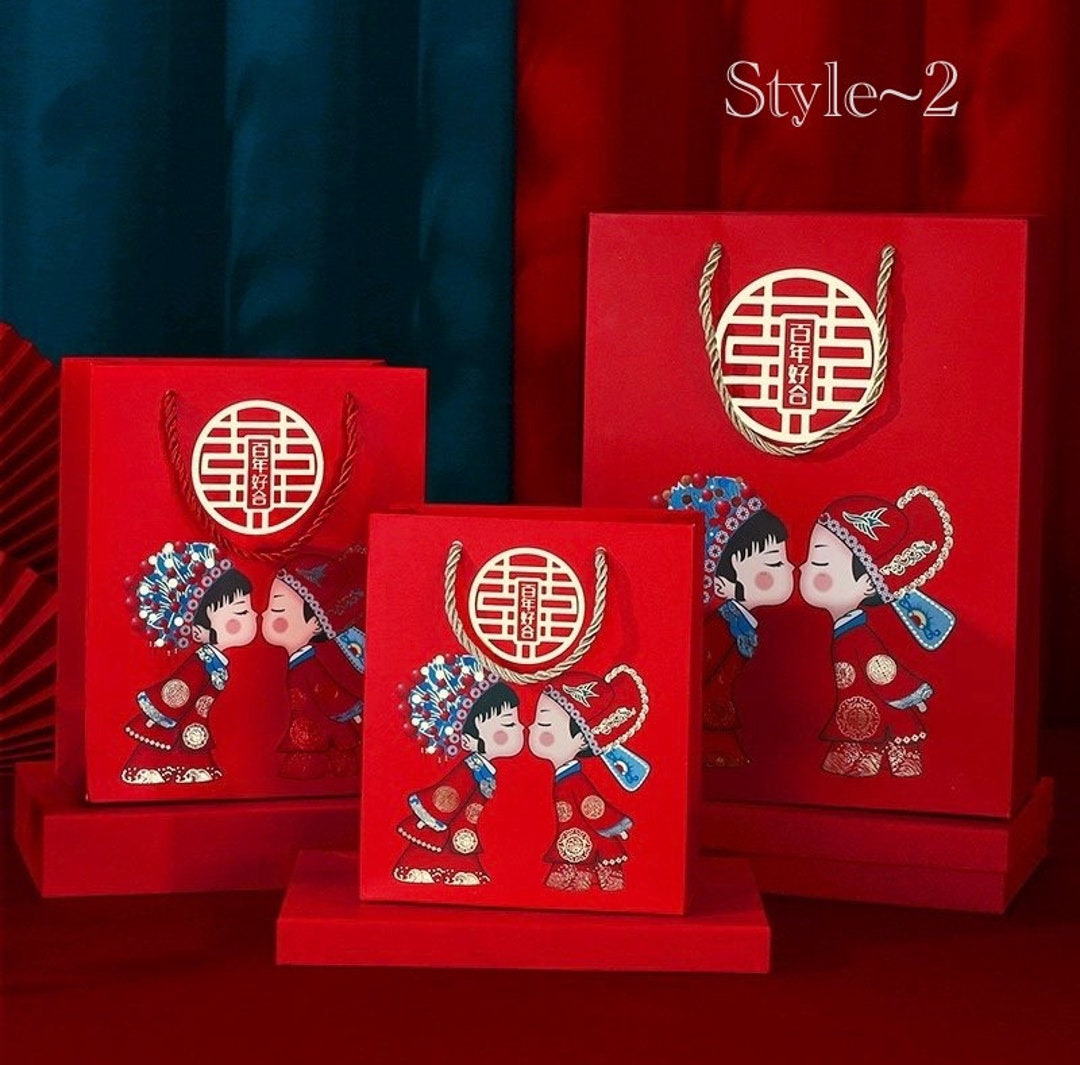Pack of 20pcs*creative Chinese Cultural Wedding Candy Handbag | Love ...