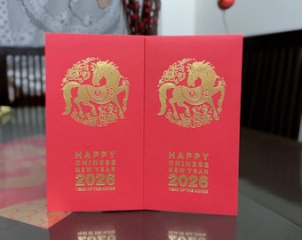 Chinese Red Envelopes Year Of The Horse 360pcs Red Envelopes Chinese ...