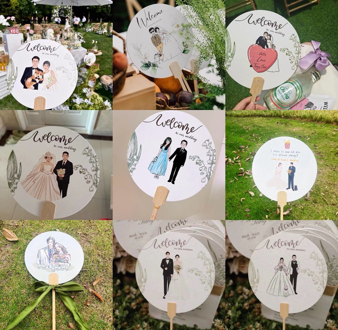 14 Templates Custom Printed Photo Fans With Your Logo Design ...