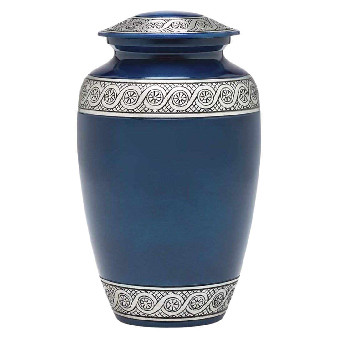 Eternal Blue Cremation Urns for Adult Beautiful Dark Blue - Etsy