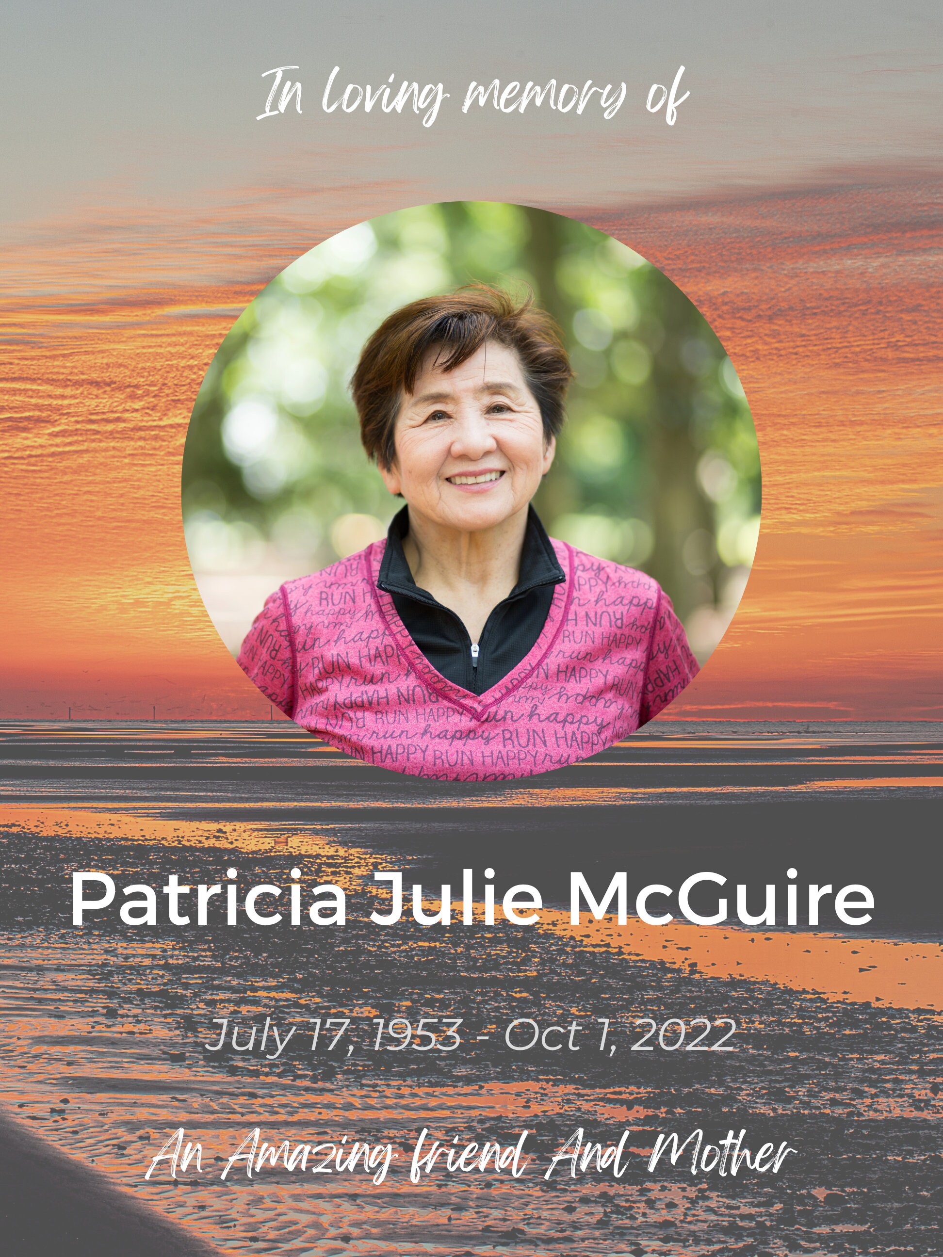 Memorial Poster Template FIVE Different Designs Download & Design Then ...