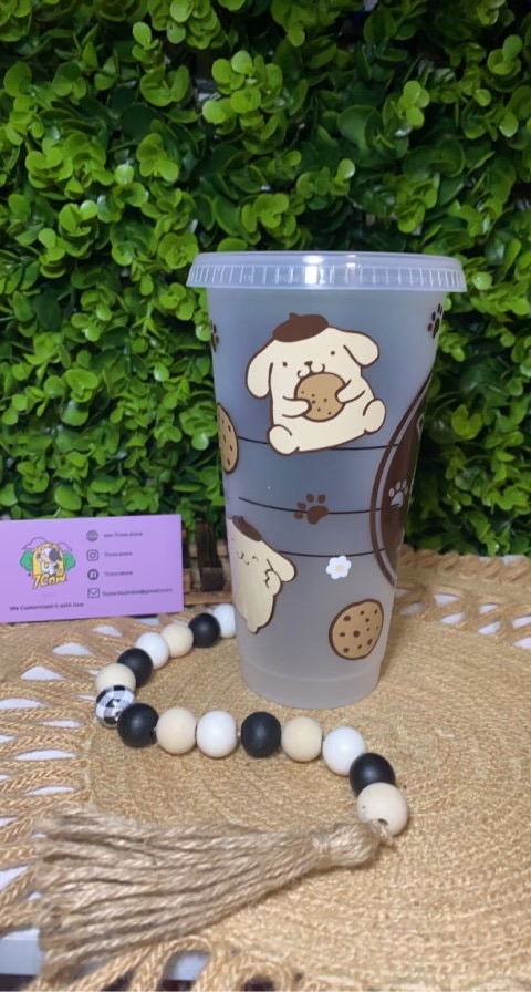Cookies Cup Pompompurin Coffe Cup Starbucks Cup Sanrio Friends Cup With ...