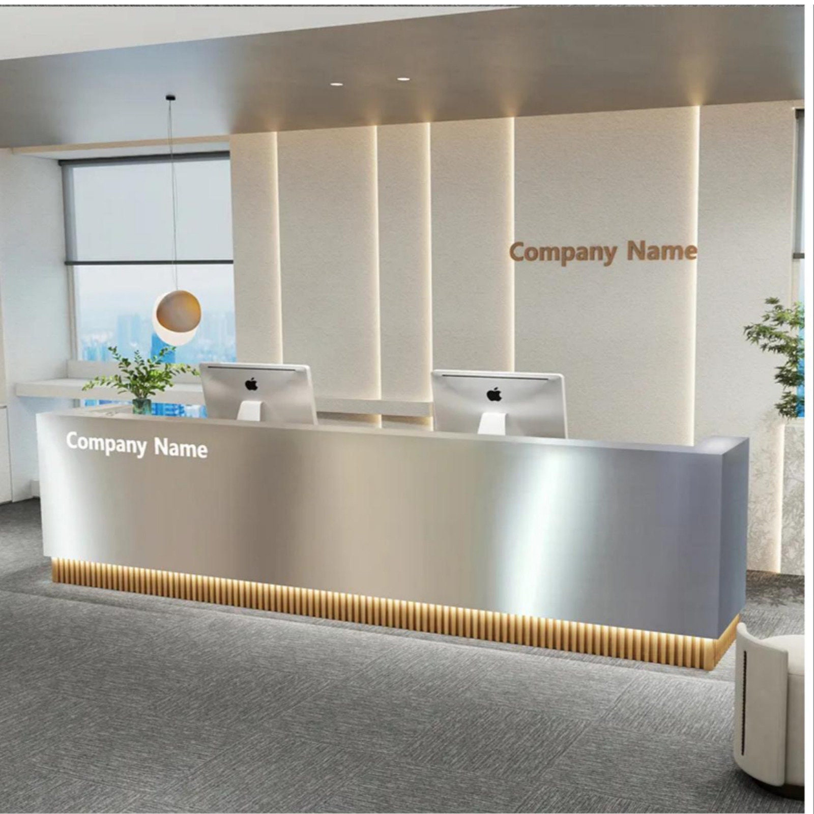 Modern Office Counter Design