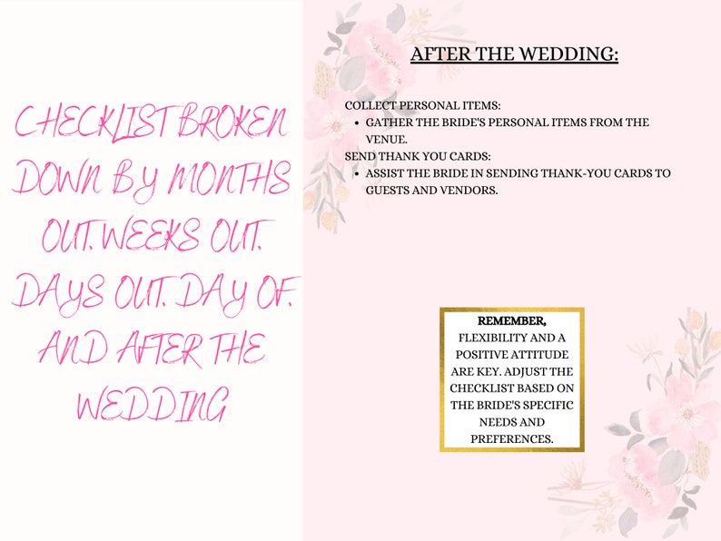 The Ultimate Maid Matron of Honor Cheat Sheet to Do Check List and ...