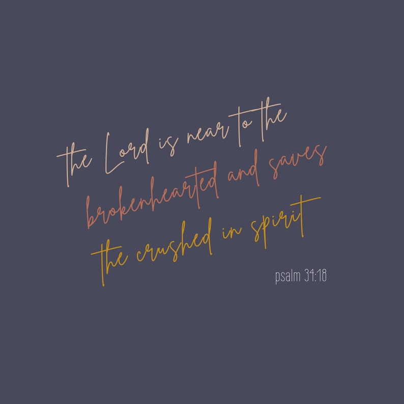 Sympathy Card; Bible Verse Card - Etsy