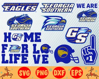 Georgia Southern Logo Svg - Etsy
