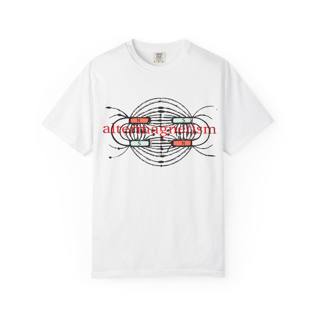 Third Form of Magnetism Graphic T-shirt | Science Typography - Etsy