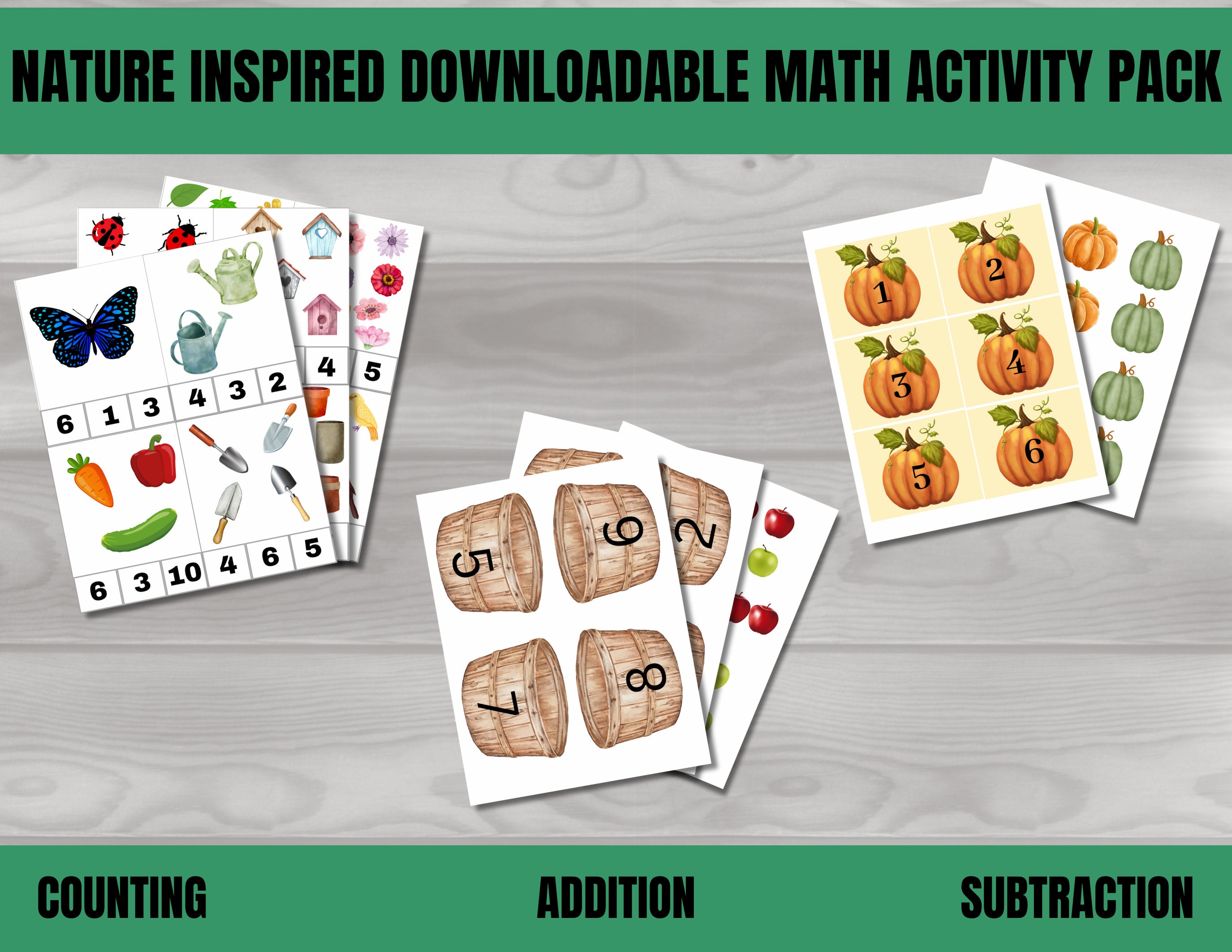 Math Activity Downloadable Digital Pack, Preschool-grade 1 ...