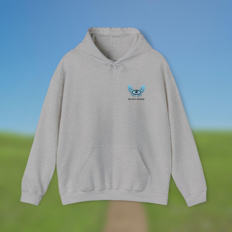 Biblically Accurate Angel Embroidered Hoodie, Be Not Afraid Sweatshirt ...
