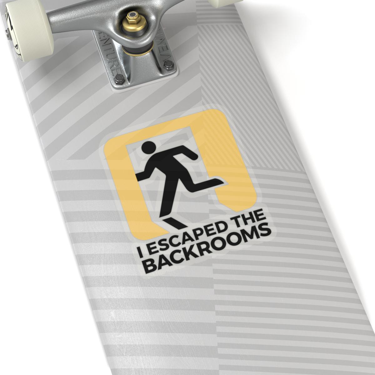 I Escaped the Backrooms Sticker, Liminal Space Sticker, the Backrooms, Liminality Sticker ...