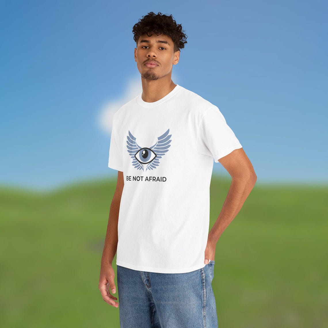 Biblically Accurate Angel T-shirt, Be Not Afraid, Dreamcore/weirdcore ...