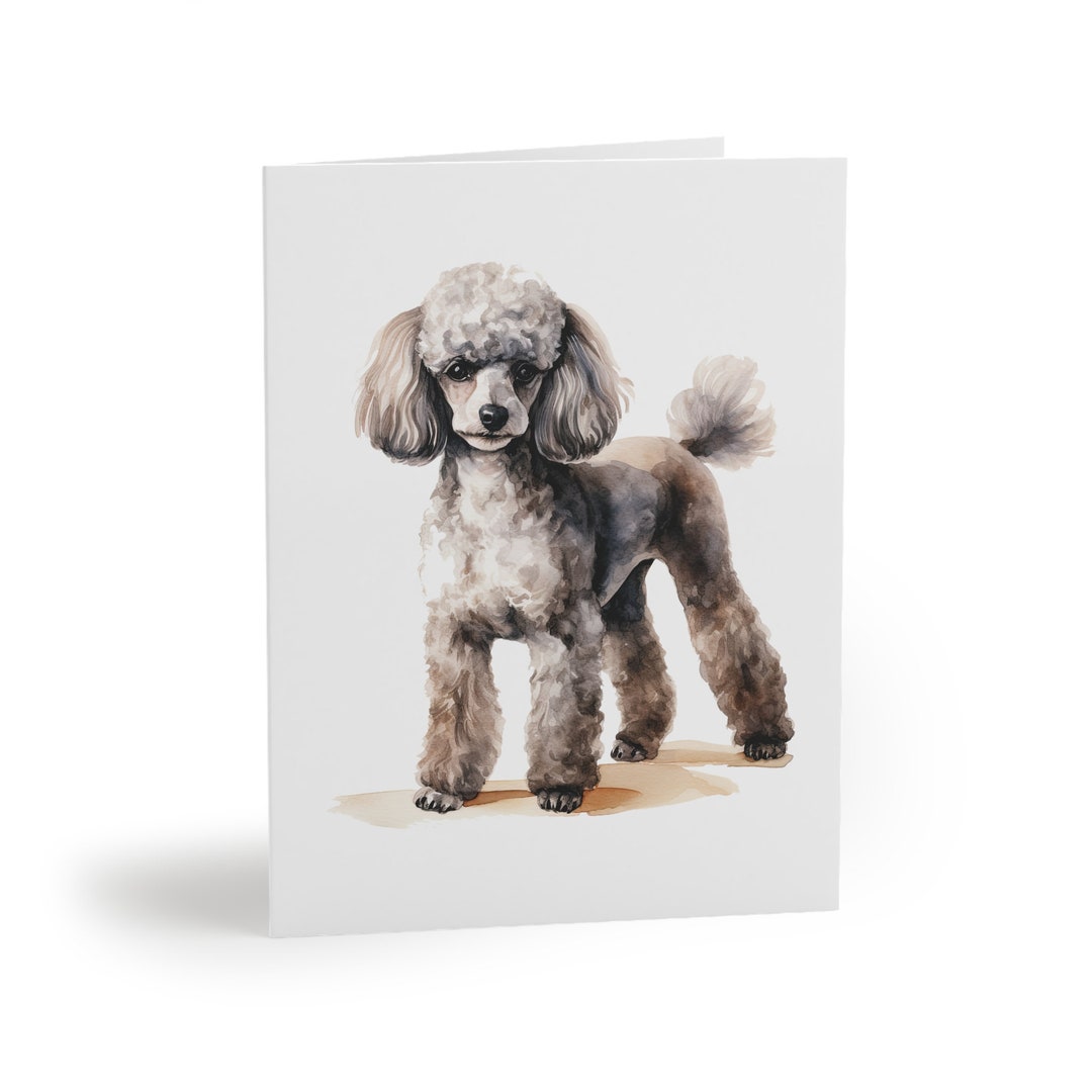 Poodle Art Poodle Print Poodle Decor Poodle Gift Greeting Cards 8, 16 ...