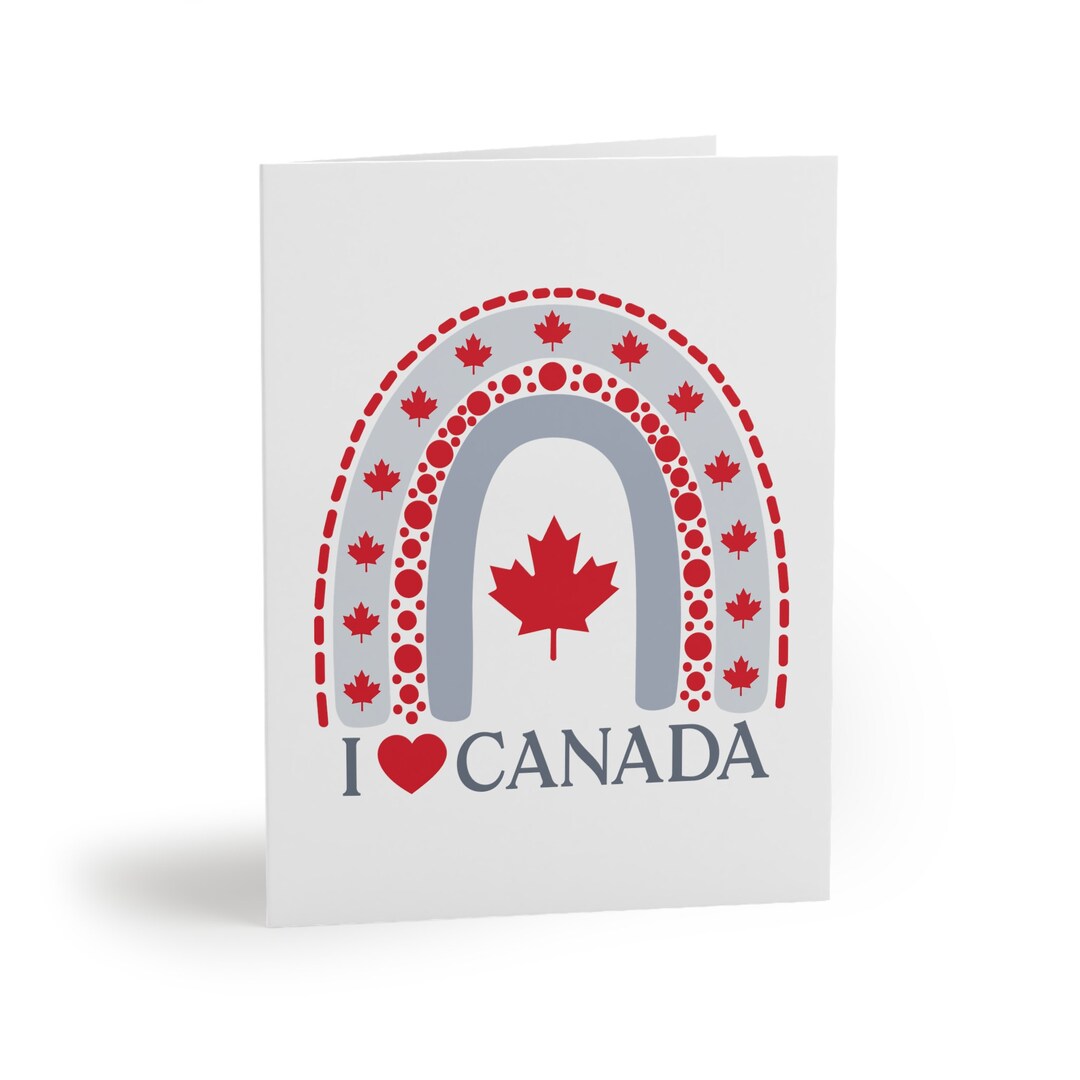Canada-inspired Decor Canadian Flag Art Maple Leaf Rainbow - Etsy