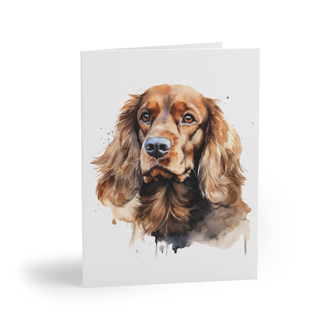 Cocker Spaniel Watercolor Clipart Cocker Spaniel Dog Watercolor Illustration Dog Painting Cocker ...