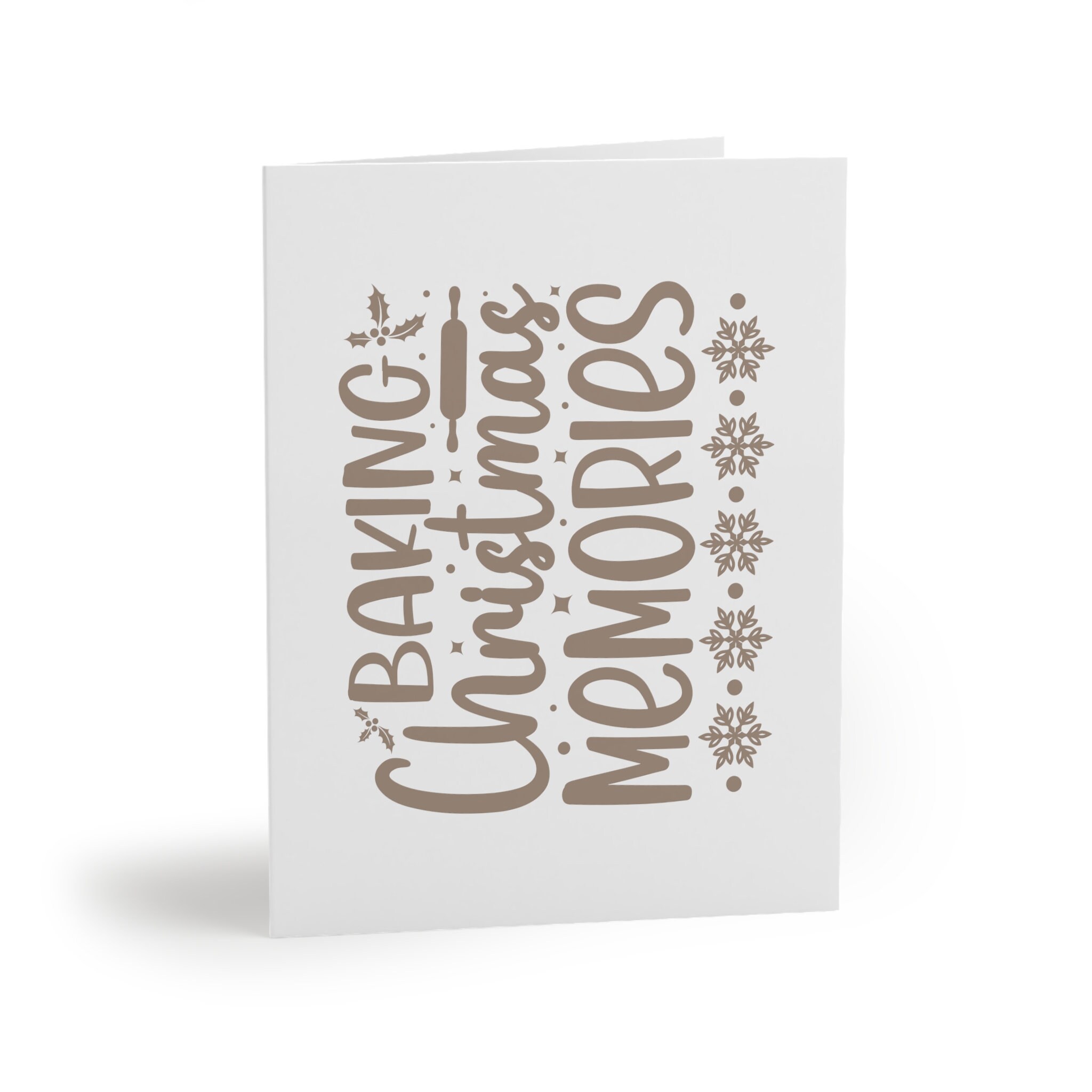 Baking Christmas Memories Merry Christmas Calligraphy - Etsy