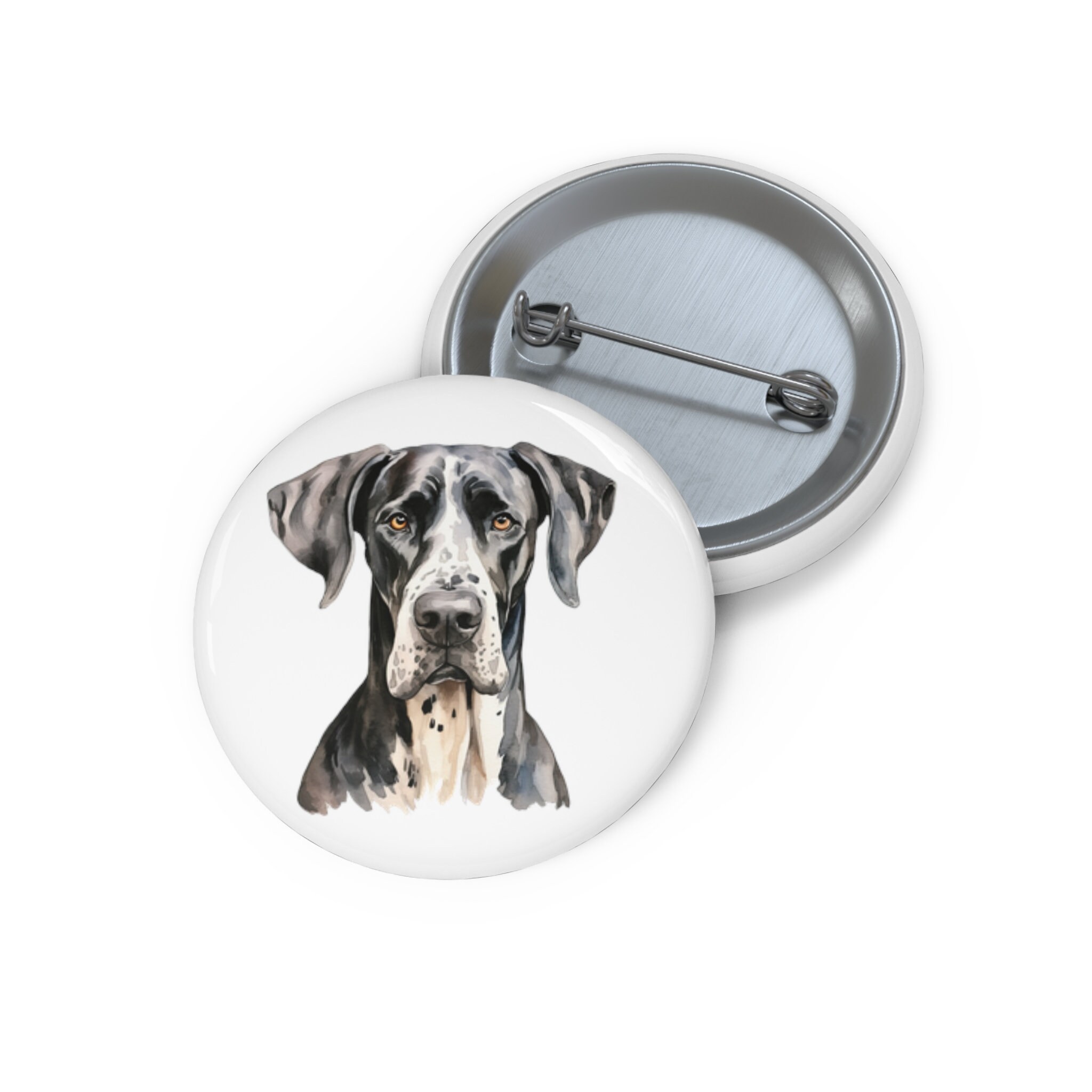 Great Dane Watercolor Clipart Great Dane Dog Watercolor Illustration ...