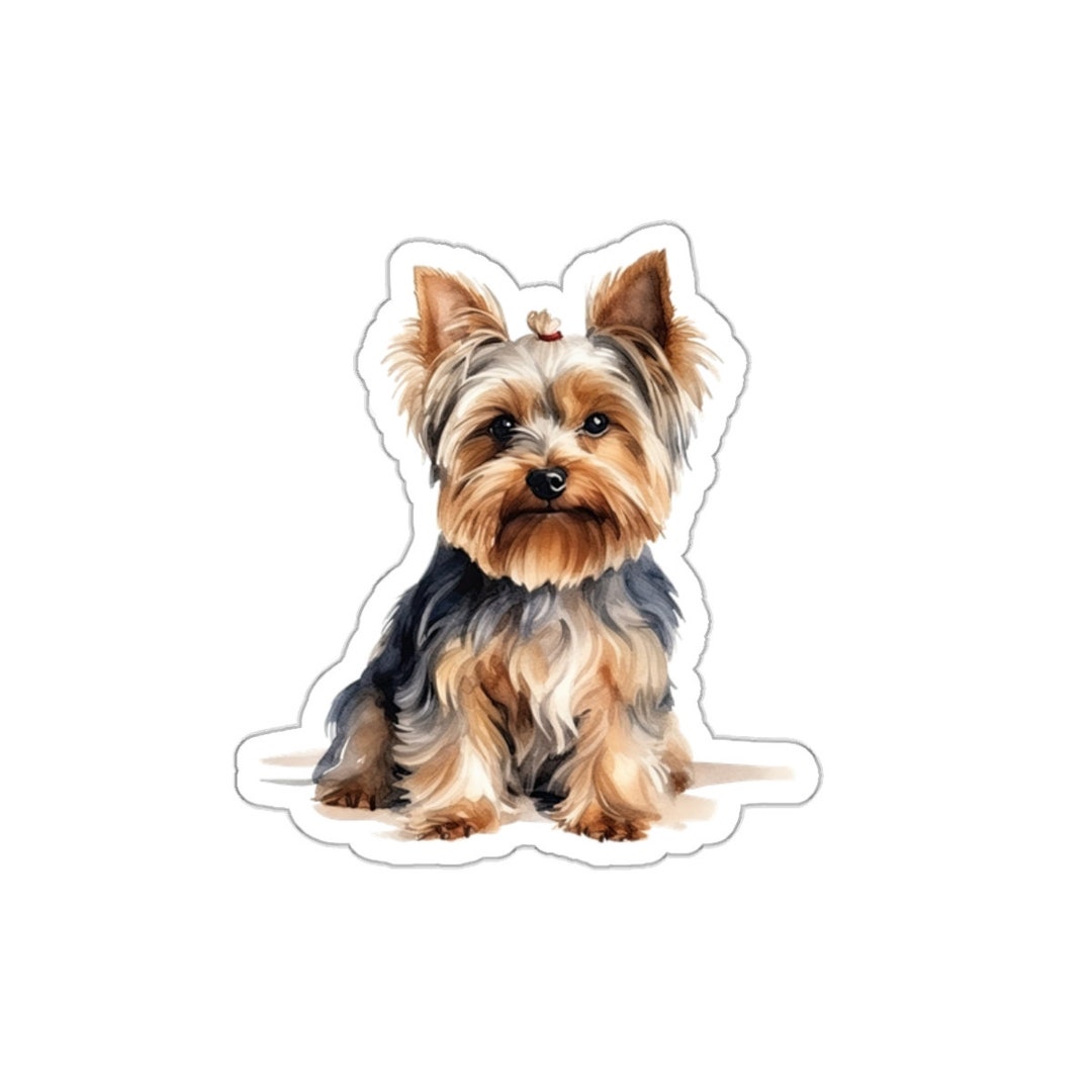 Yorkshire Terrier Watercolor Print Yorkie Dog Art Gift Terrier Breed ...