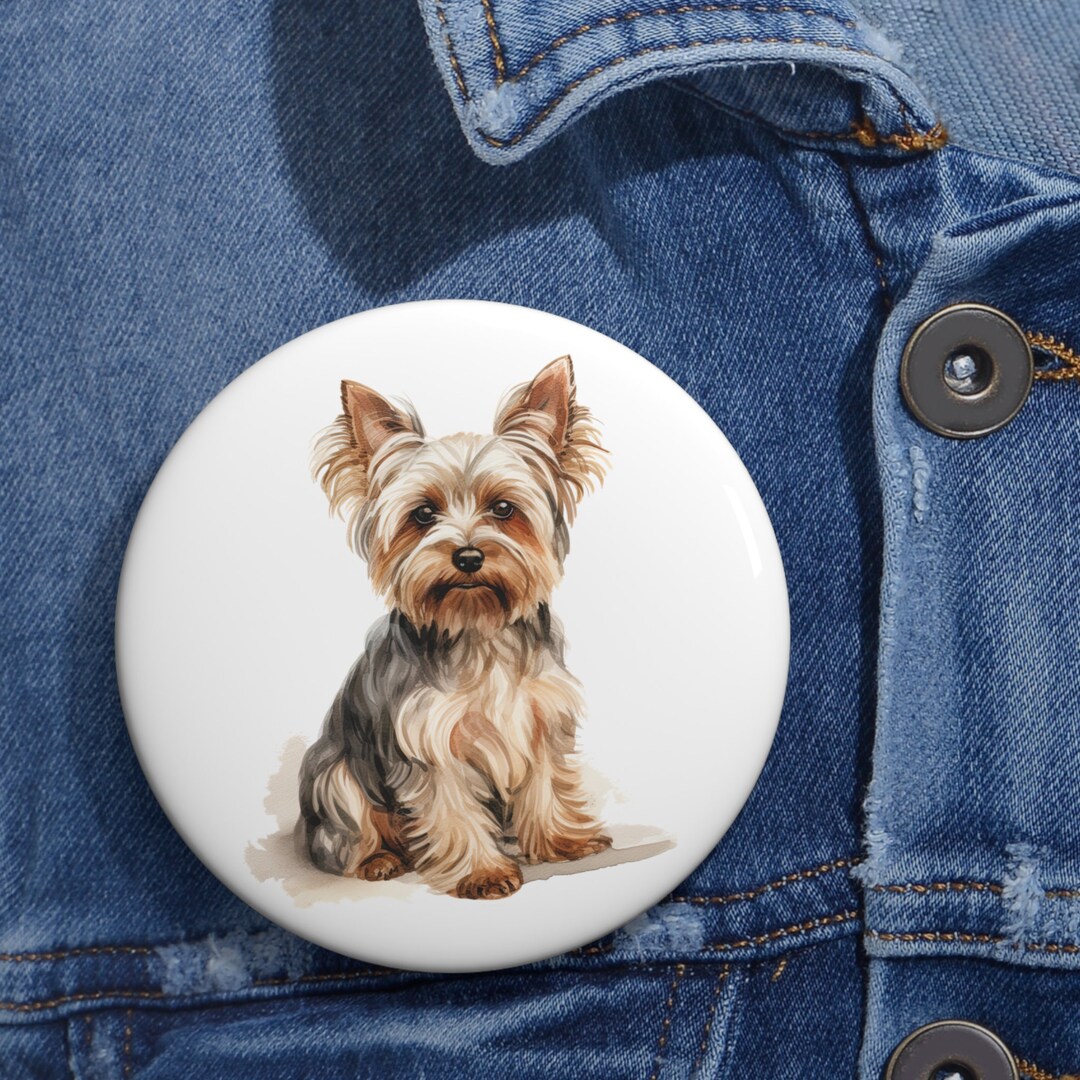 Yorkshire Terrier Yorkie Small Dog Breed Pin Buttons - Etsy