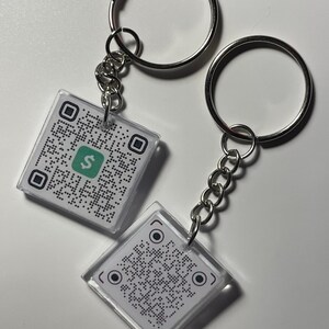 Custom Scannable QR Code Social Media Website Cash Personalized Key ...