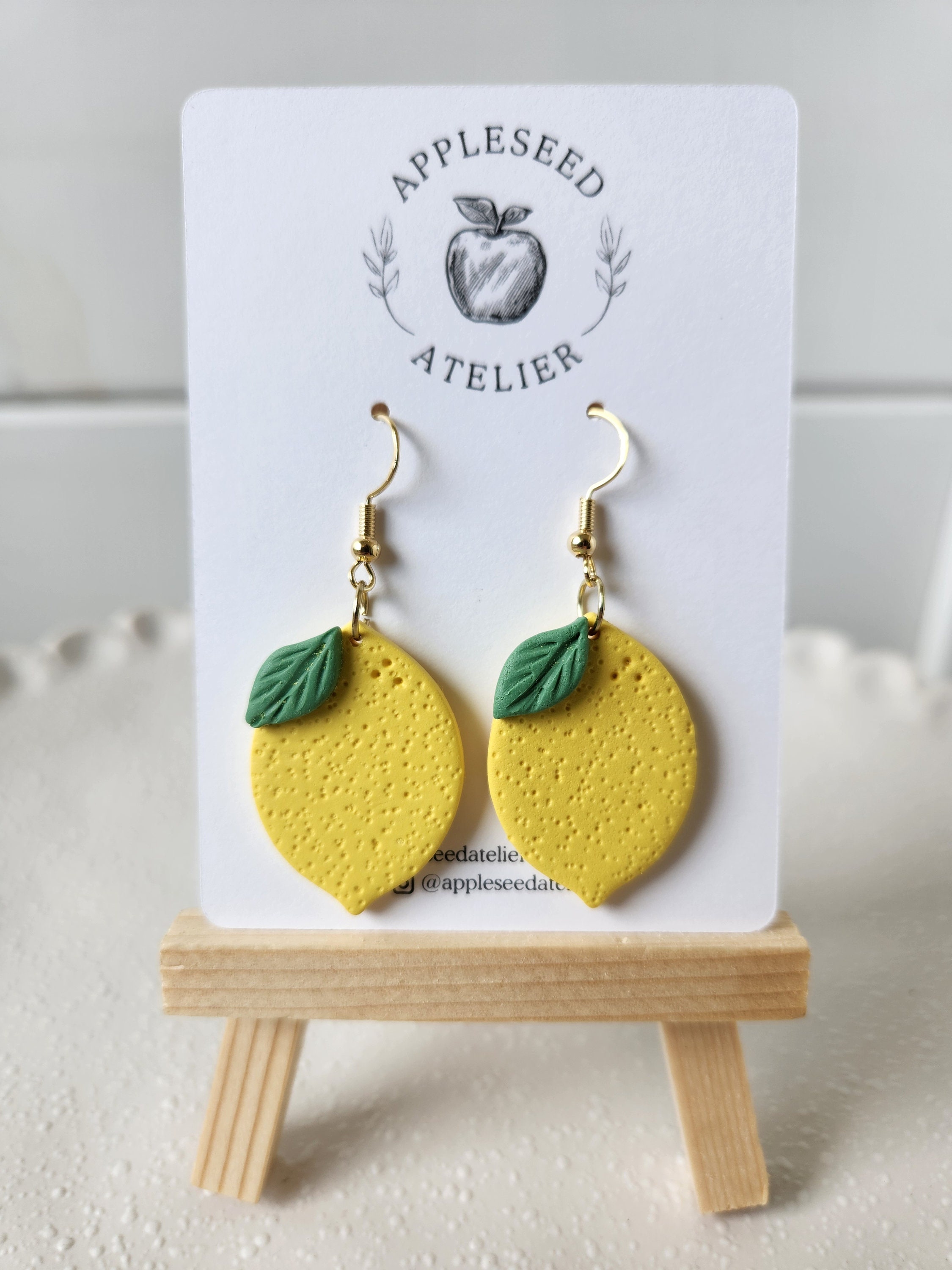 Lemon Drop and Dangle Earrings, Fruit Jewelry, Gifts for Her - Etsy