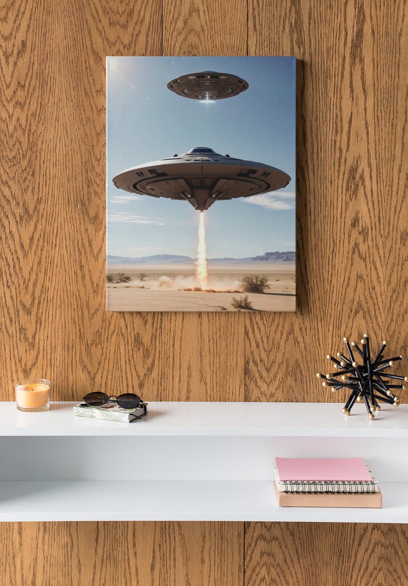 Desert UFO, High Quality Ufo's in the Desert Digital Art, Instant ...