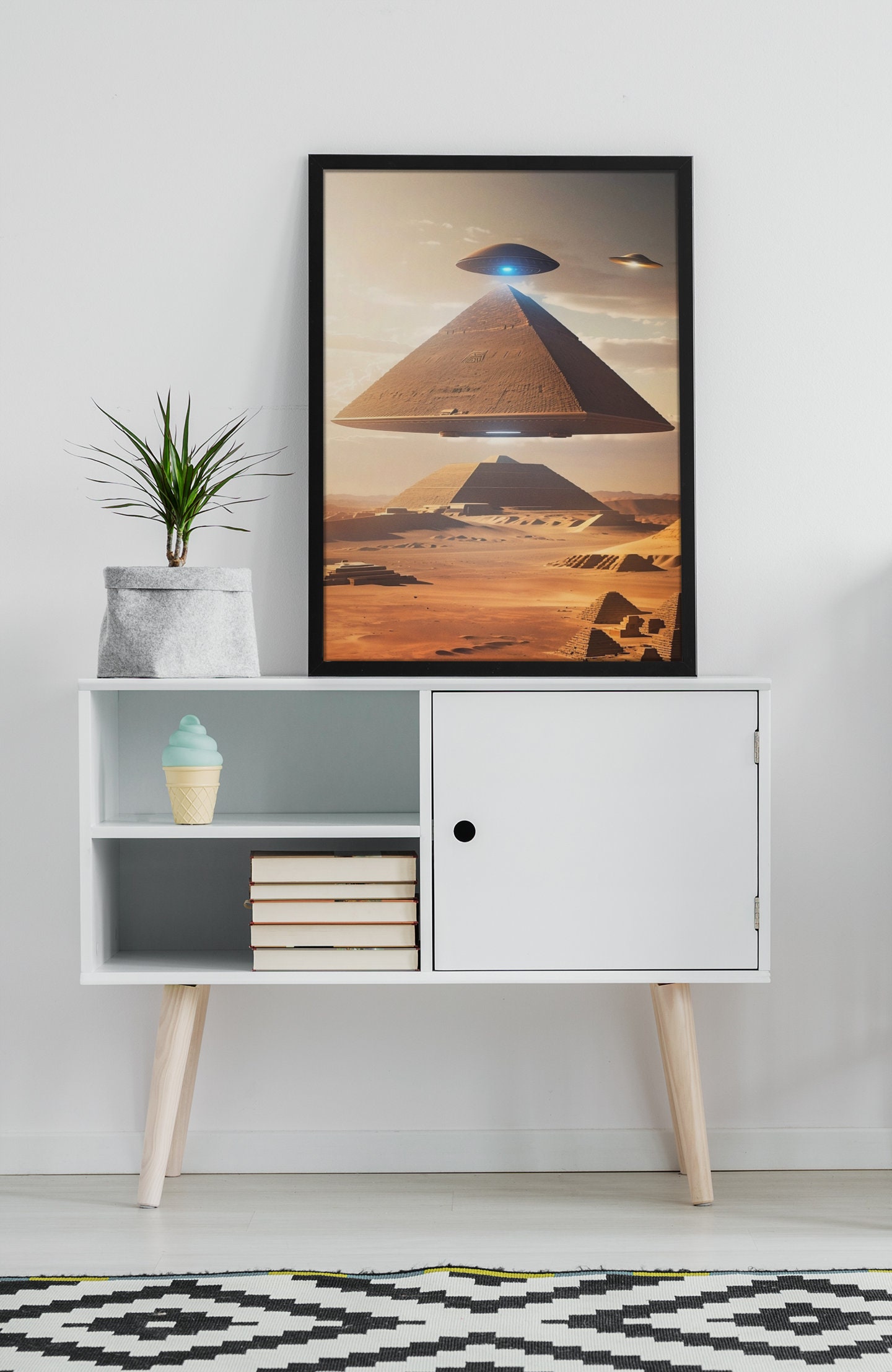 Pyramid UFO, Egypt UFO, Alien Construction, Instant Digital Download - Etsy